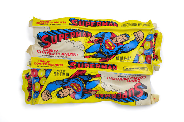 Superman Candy Coated Peanuts – Effusion Gallery